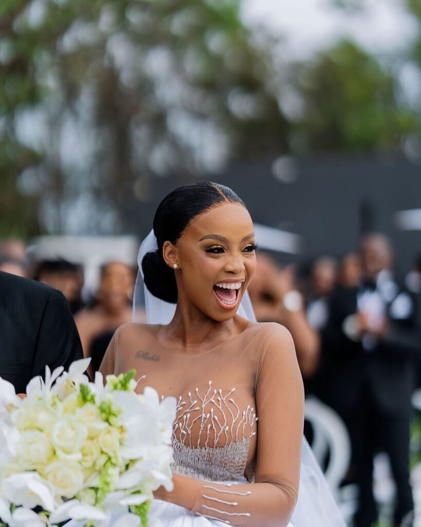PICS: A look into Ntando Duma’s dreamy white wedding - Mzansi Stars