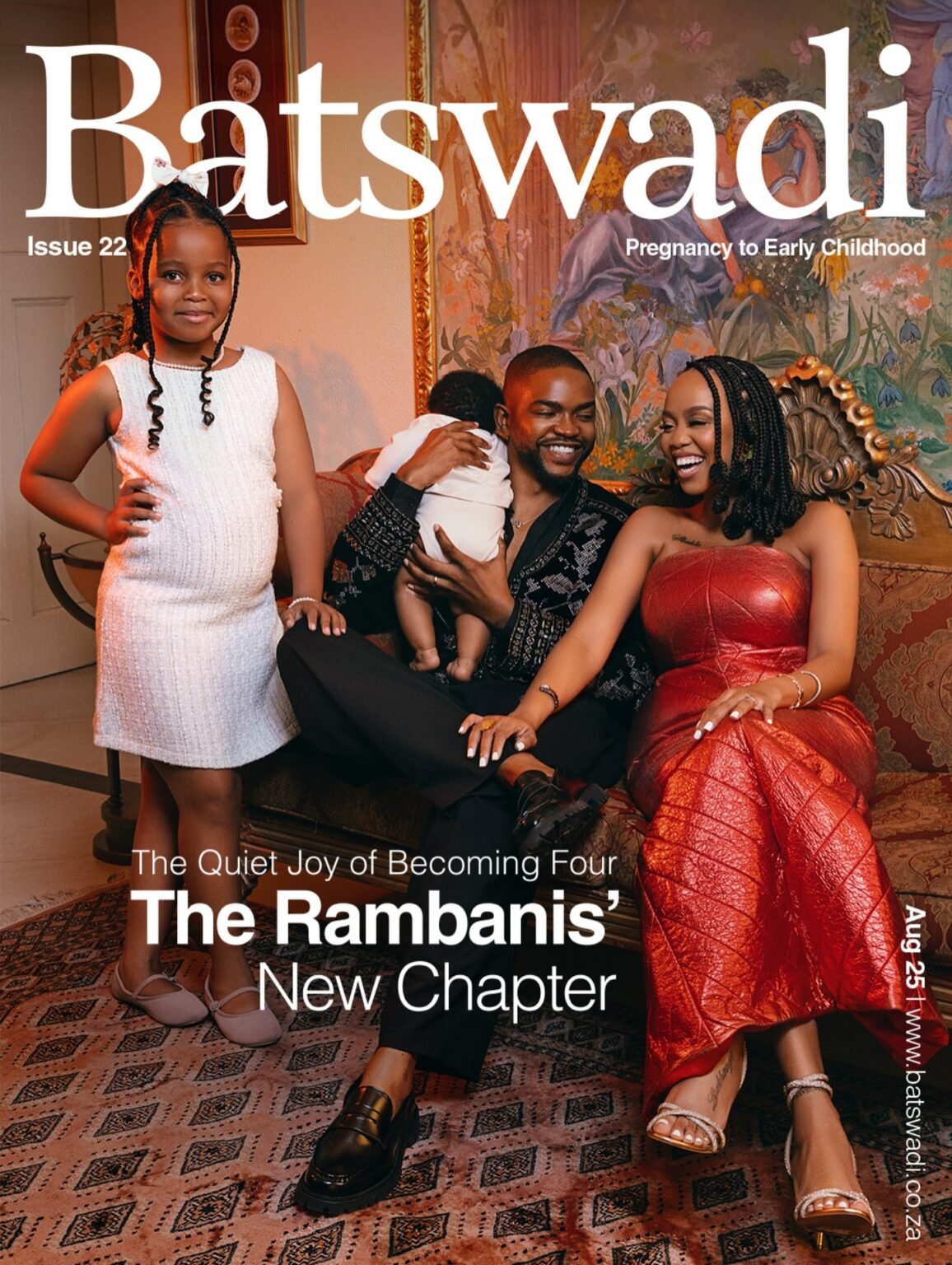 Ntando Duma and her husband, Una Rams welcome newborn in surprise magazine reveal - Mzansi Stars